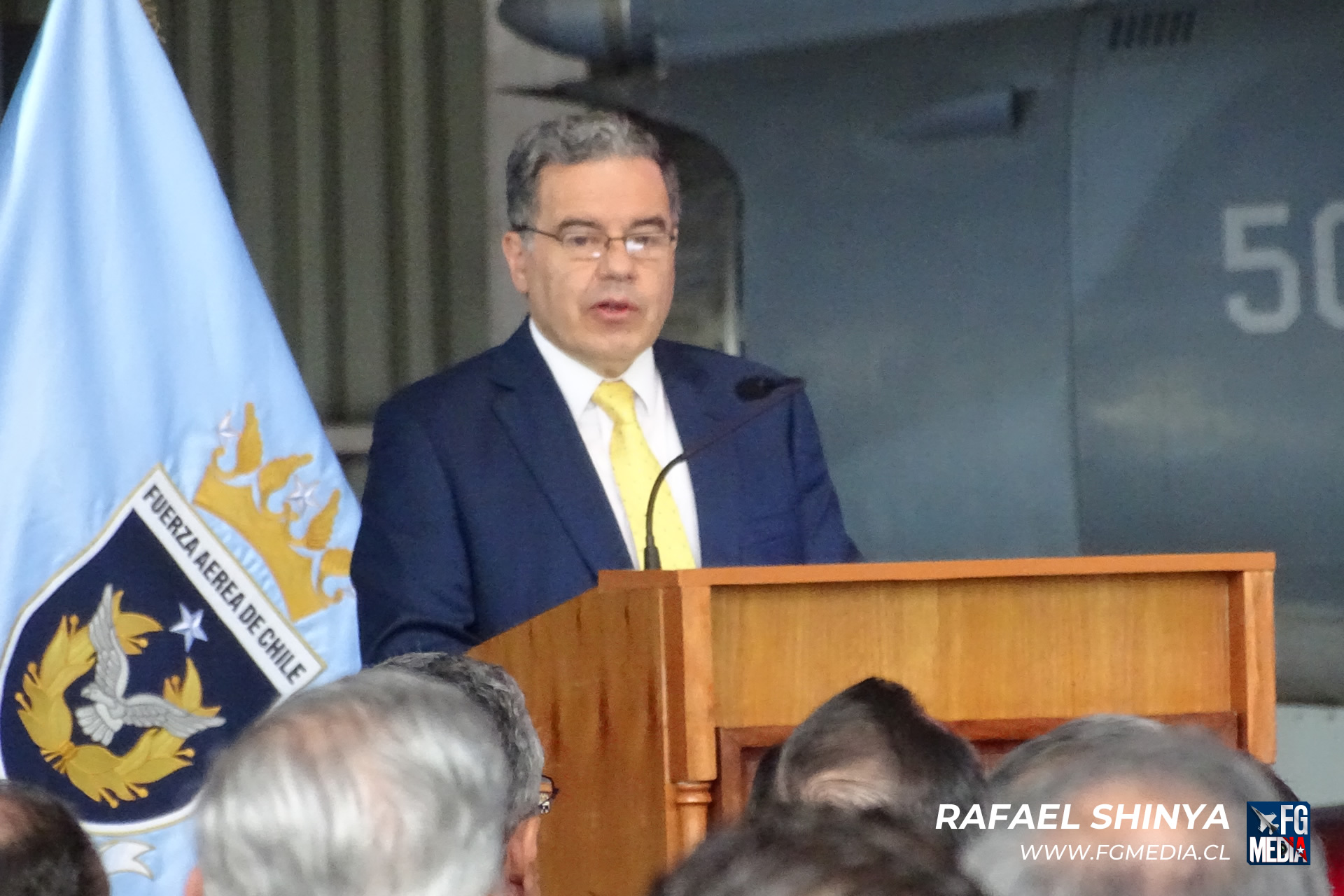 Lanzamiento Pillán II para la Fuerza Aérea de Chile en MNAE - FGMEDIA.cl