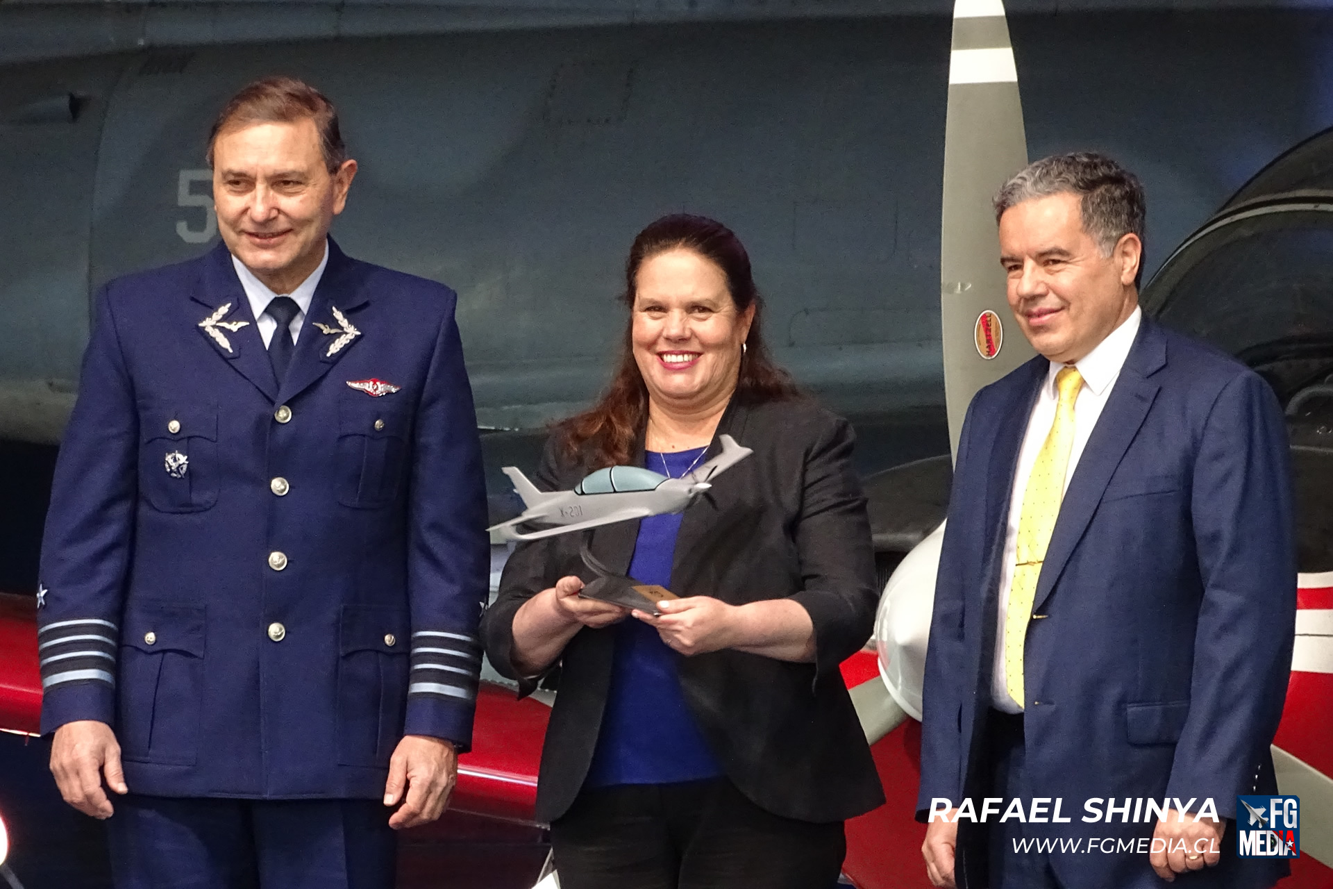 Lanzamiento Pillán II para la Fuerza Aérea de Chile en MNAE - FGMEDIA.cl