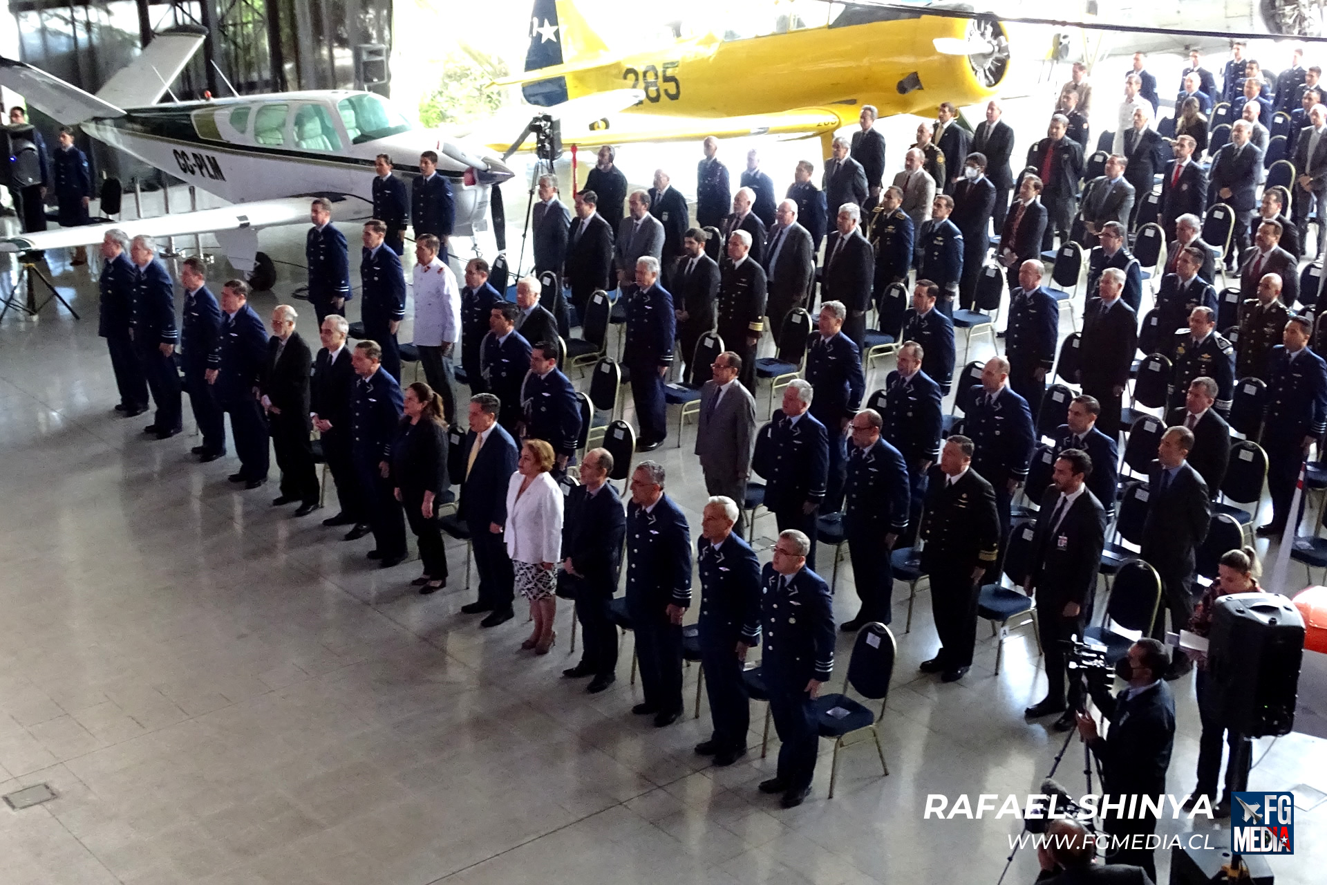 Lanzamiento Pillán II para la Fuerza Aérea de Chile en MNAE - FGMEDIA.cl